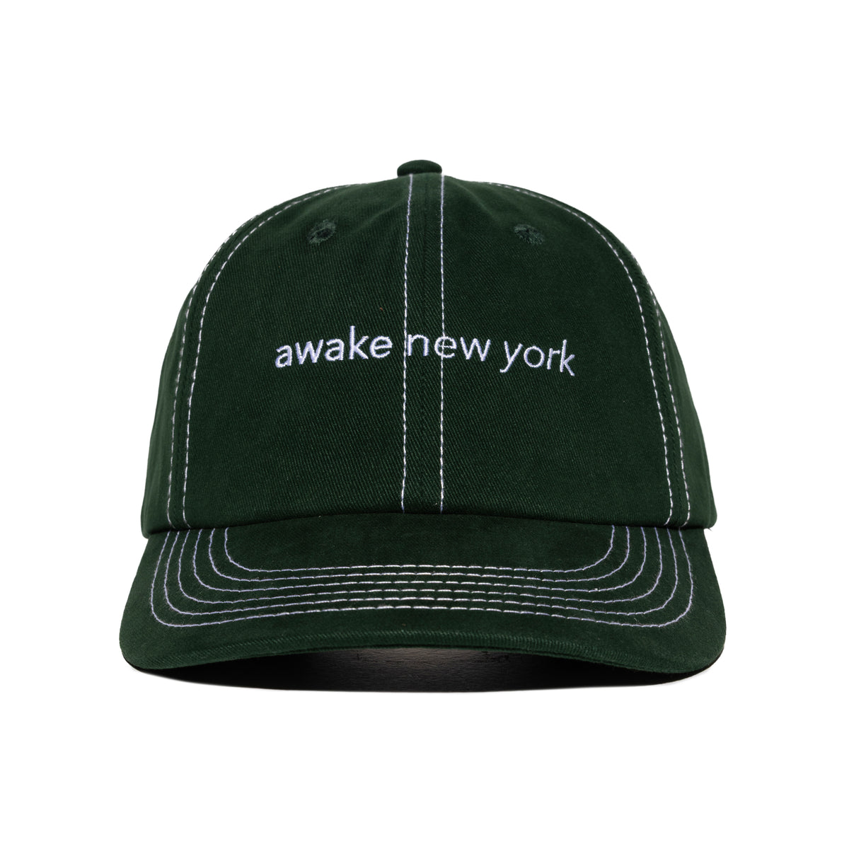 Contrast Stitch 6 Panel Hat – Awake NY