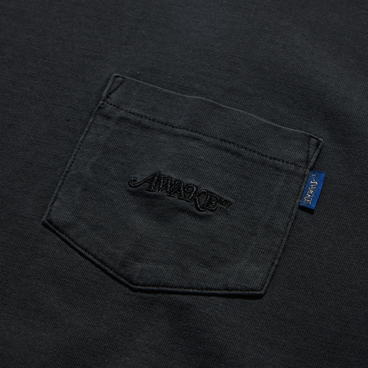 Classic Logo Embroidered Pocket Tee – Awake NY