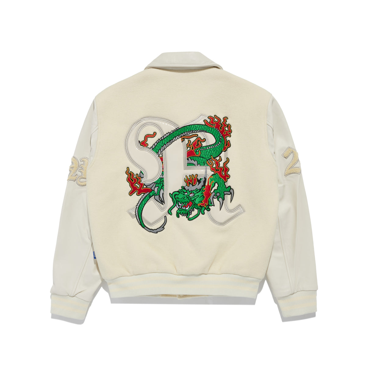 Dragon Embroidered Varsity Jacket – Awake NY